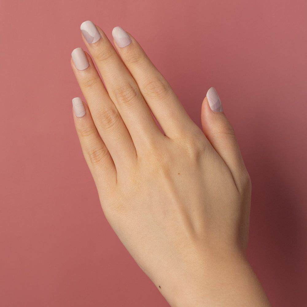 Dusky pink nail art stickers & wraps | Emery & Co. Singapore